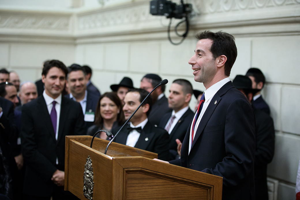 Prime Minister Justin Trudeau attends Hanukkah celebrations on ...