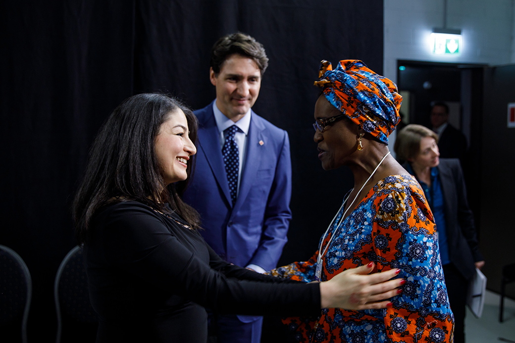 Prime Minister Justin Trudeau attends the World Economic Forum in Davos ...