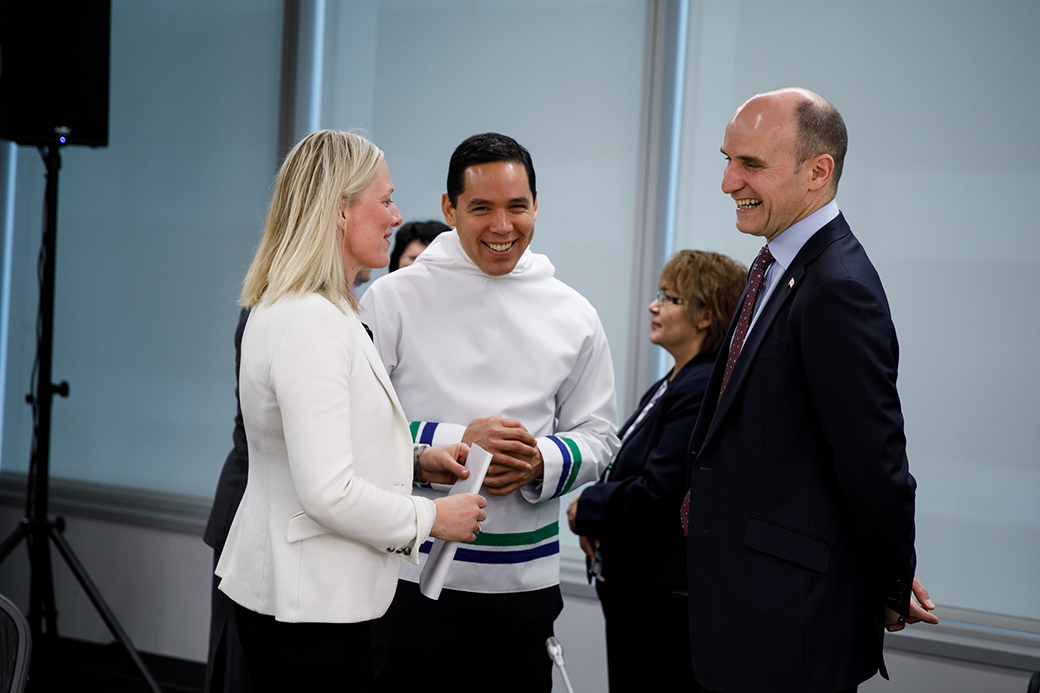 Prime Minister Justin Trudeau participates in the Inuit-Crown ...