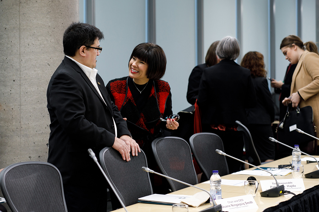 Prime Minister Justin Trudeau participates in the Inuit-Crown ...