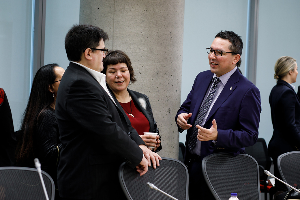 Prime Minister Justin Trudeau participates in the Inuit-Crown ...