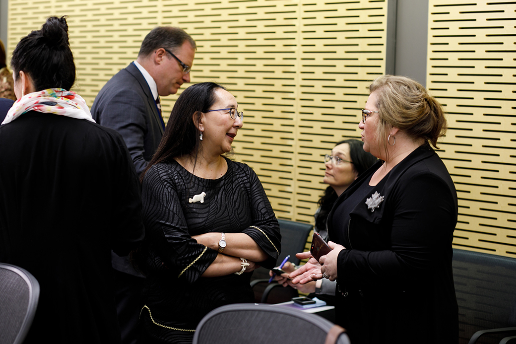 Prime Minister Justin Trudeau participates in the Inuit-Crown ...
