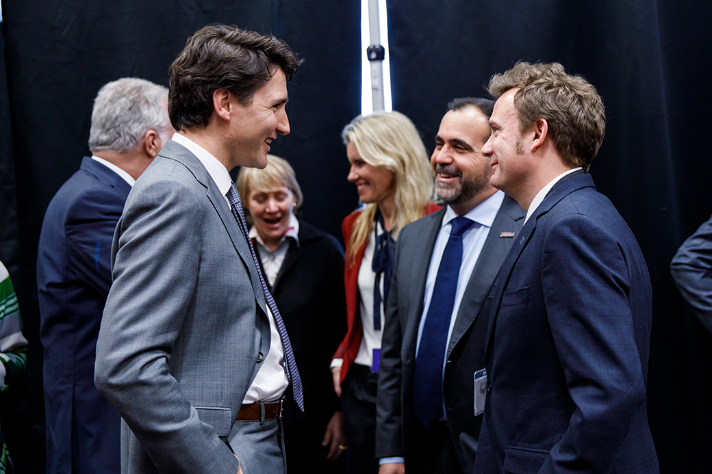 Prime Minister Justin Trudeau and Premier Philippe Couillard ...