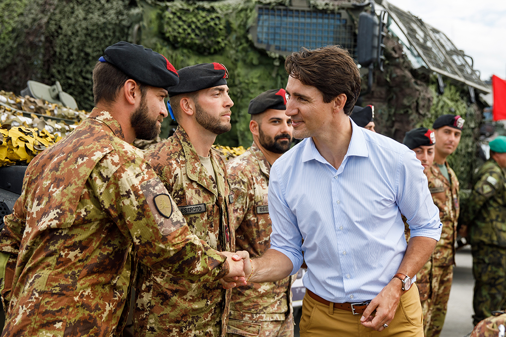 Prime Minster Justin Trudeau, Minister Chrystia Freeland, Minister ...