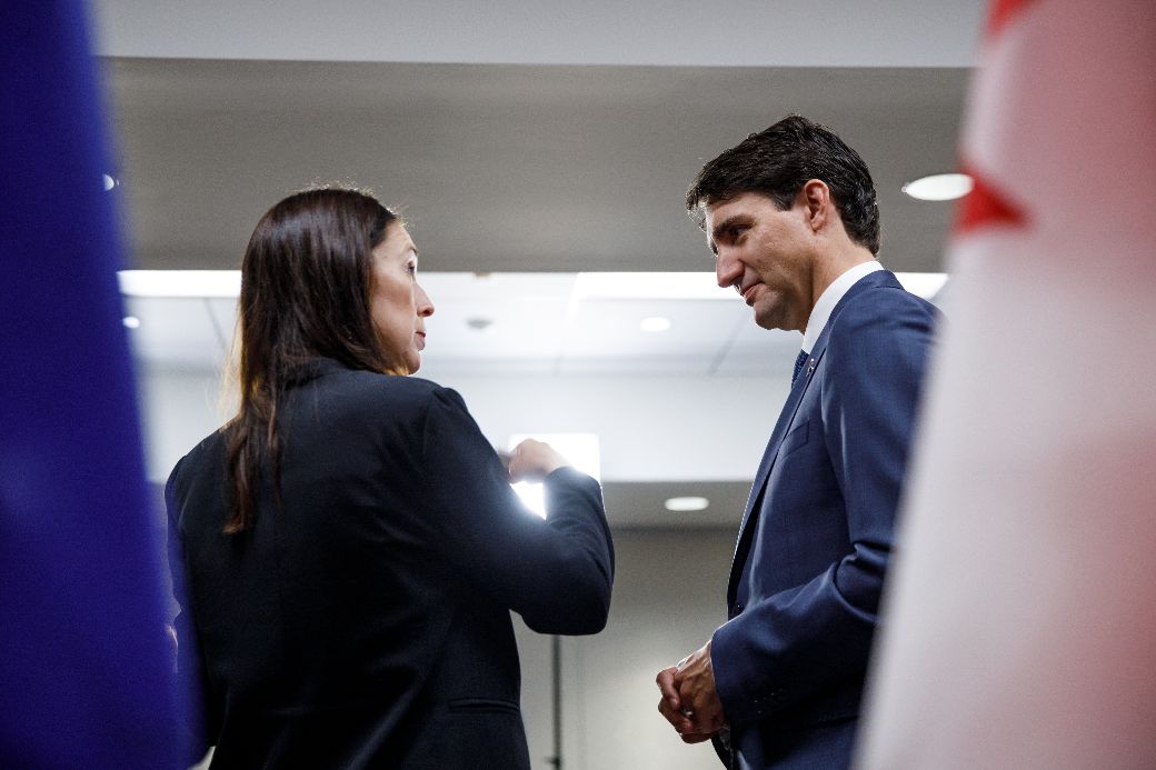 Prime Minister Justin Trudeau meets with the Prime Minister of New ...