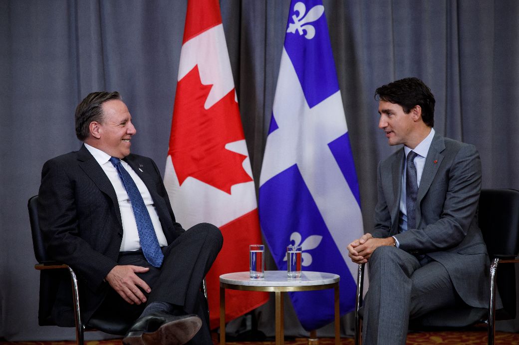 Prime Minister Justin Trudeau meets with Premier-designate of Quebec ...