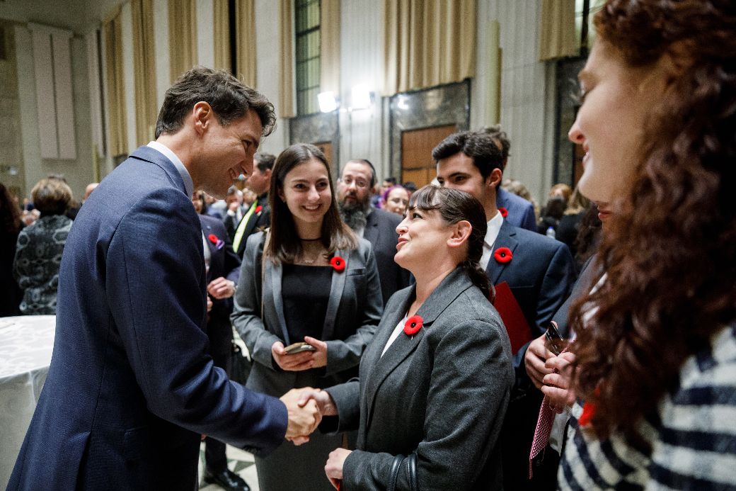 Prime Minister Justin Trudeau meets with survivors and descendants of ...