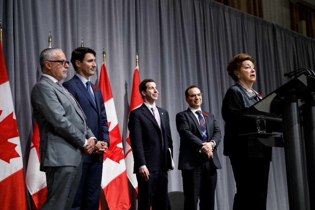 Prime Minister Justin Trudeau meets with survivors and descendants of ...