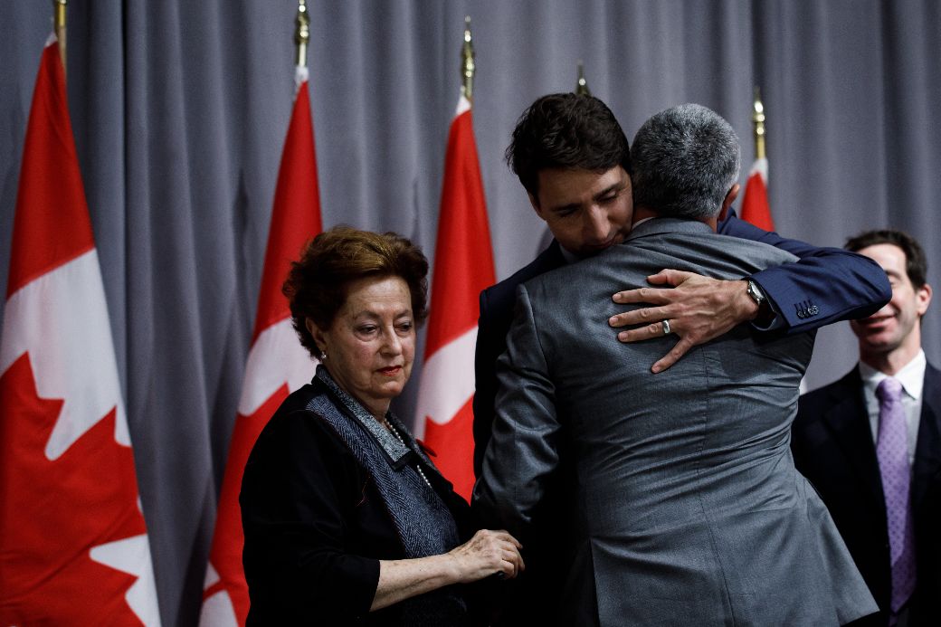 Prime Minister Justin Trudeau meets with survivors and descendants of ...