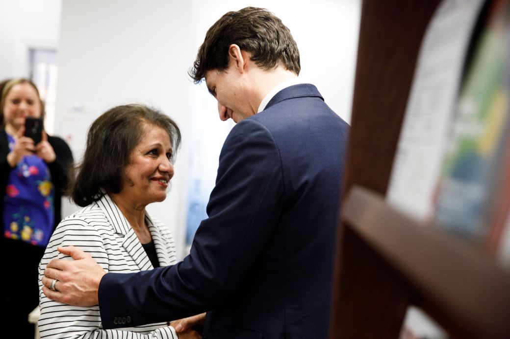 Prime Minister Justin Trudeau participates in an International Women’s ...