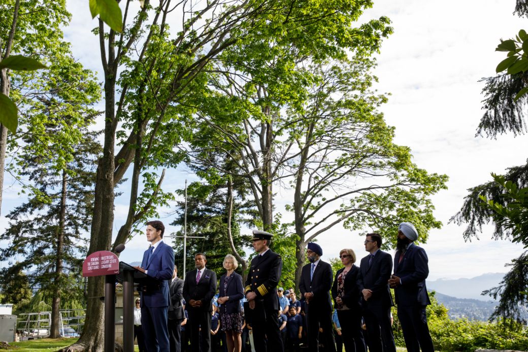 Prime Minister Trudeau speaks to the media about the future of the ...