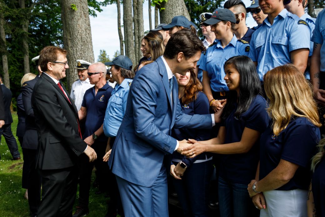 Prime Minister Trudeau speaks to the media about the future of the ...