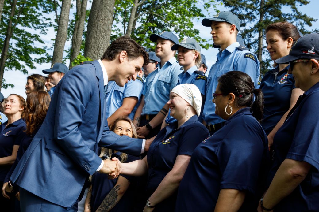 Prime Minister Trudeau speaks to the media about the future of the ...