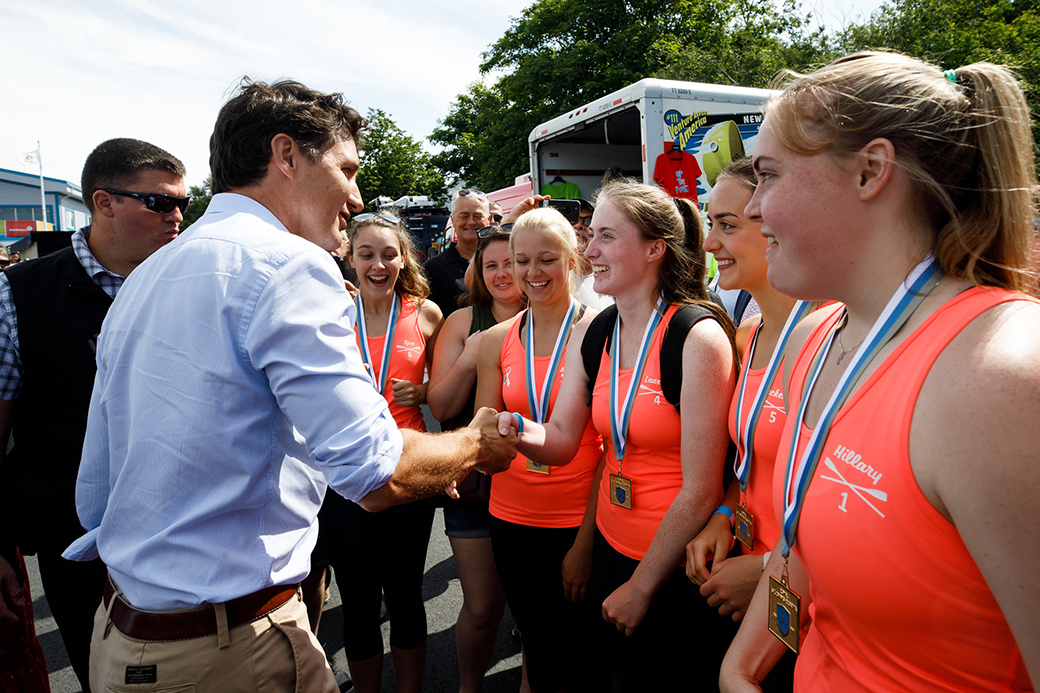 Prime Minister Justin Trudeau attends the Royal St. John’s Regatta
