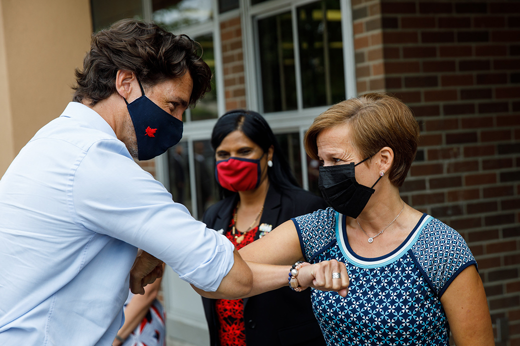 Prime Minister Trudeau meets with teachers and families to discuss the ...