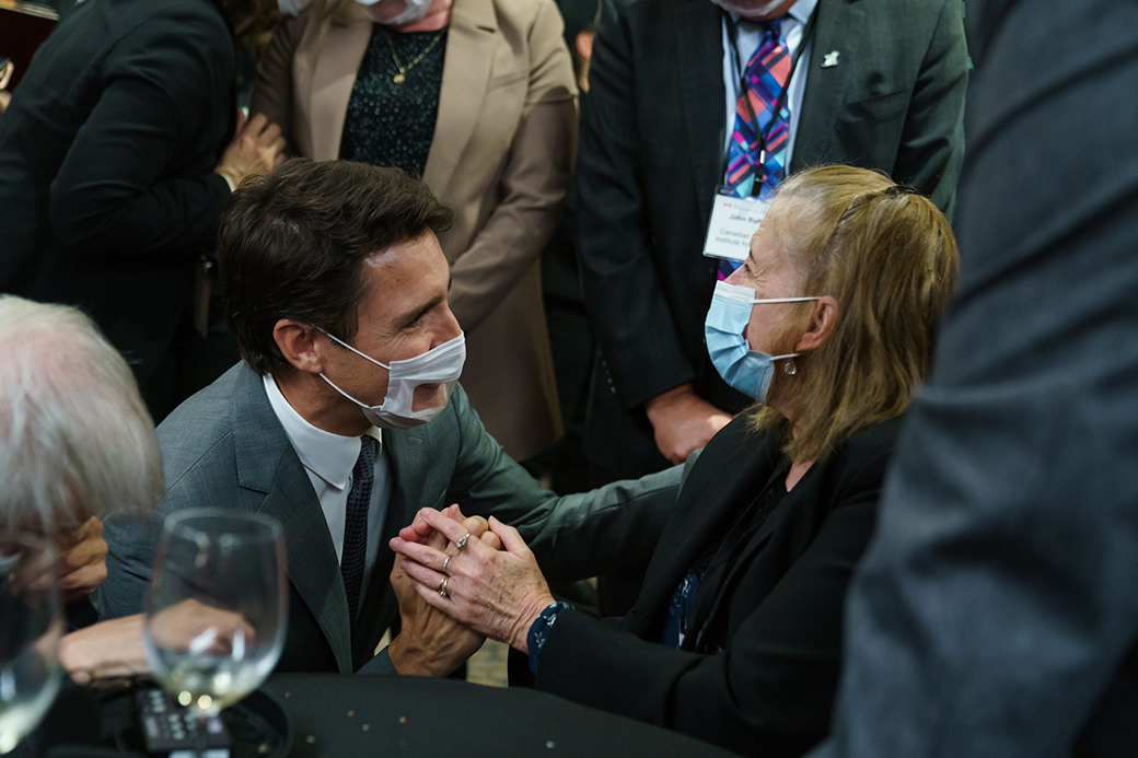 Prime Minister Justin Trudeau attends an event for the International ...