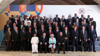 Prime Minister Justin Trudeau participates in the Commonwealth Heads of ...