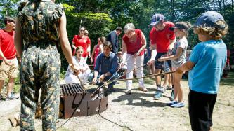 Prime Minister Justin Trudeau, Sophie Grégoire Trudeau, their children ...